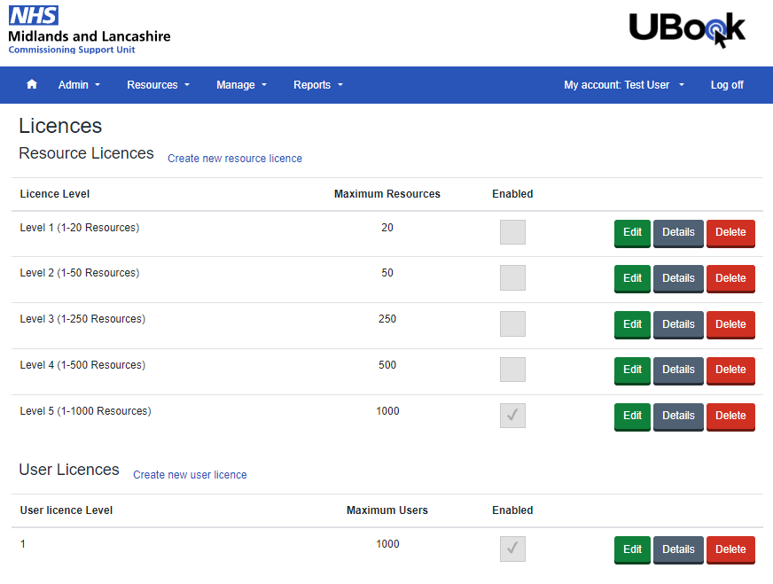 Licensing – UBook
